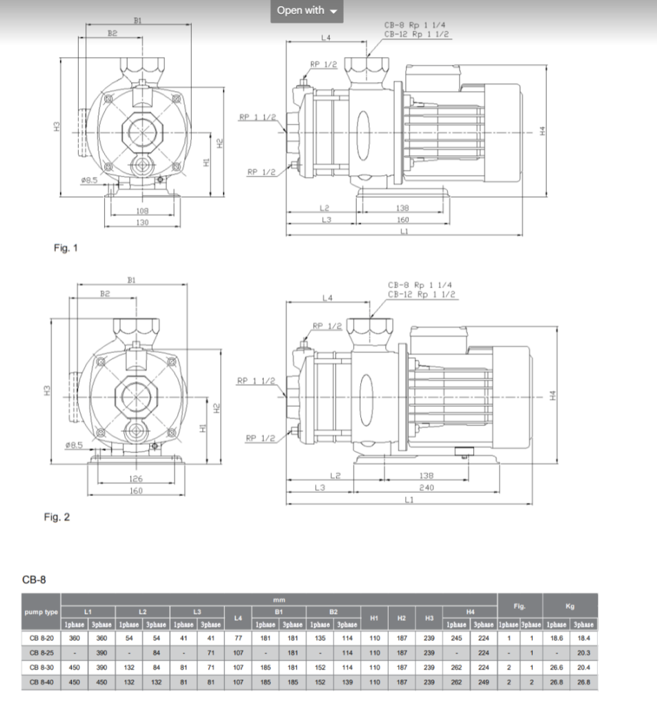 Stairs CBI8-40 Bare Pump - Irrigation Direct